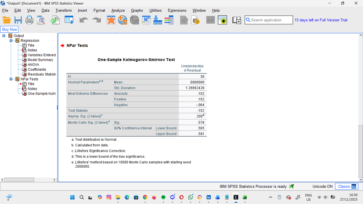 Understanding Regression Assumption Tests (Normality, Linearity ...