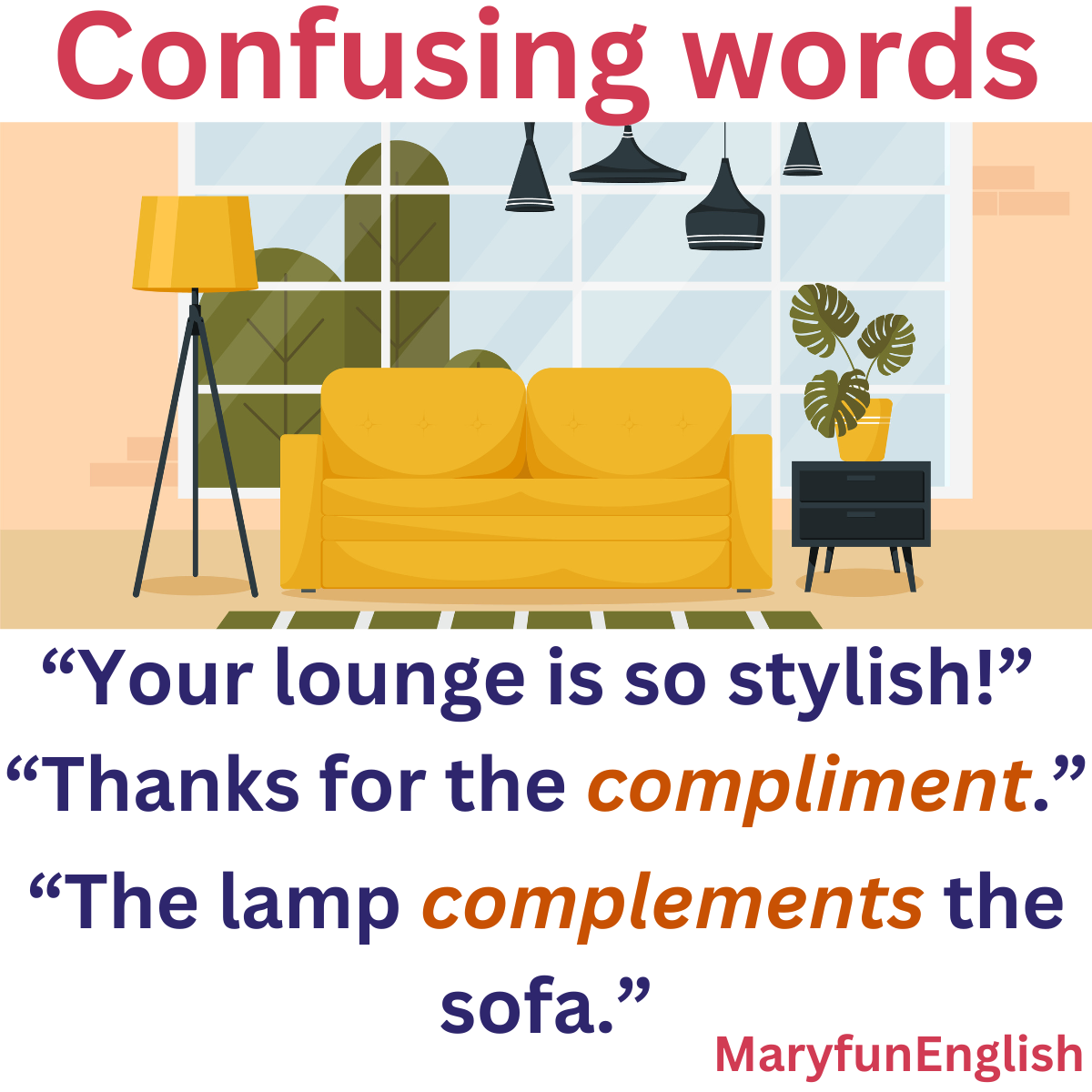 Similar Words in English: Compliment and Complement | by Easygoing ...