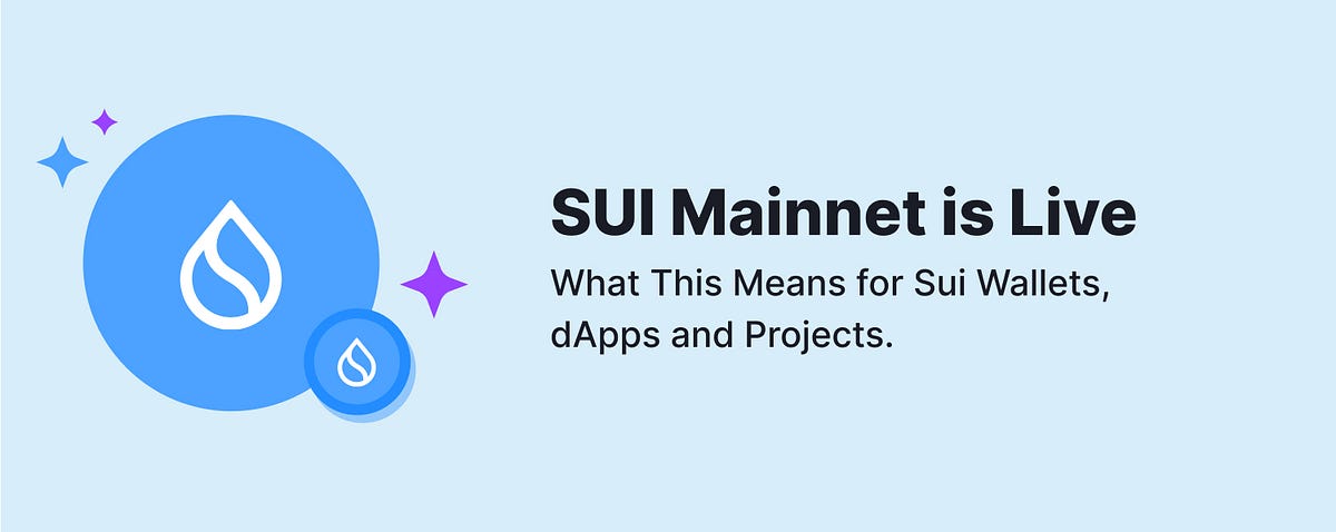 Sui Mainnet is Live: What This Means for Sui Wallets, dApps, and Projects | by Ethos Wallet | Medium