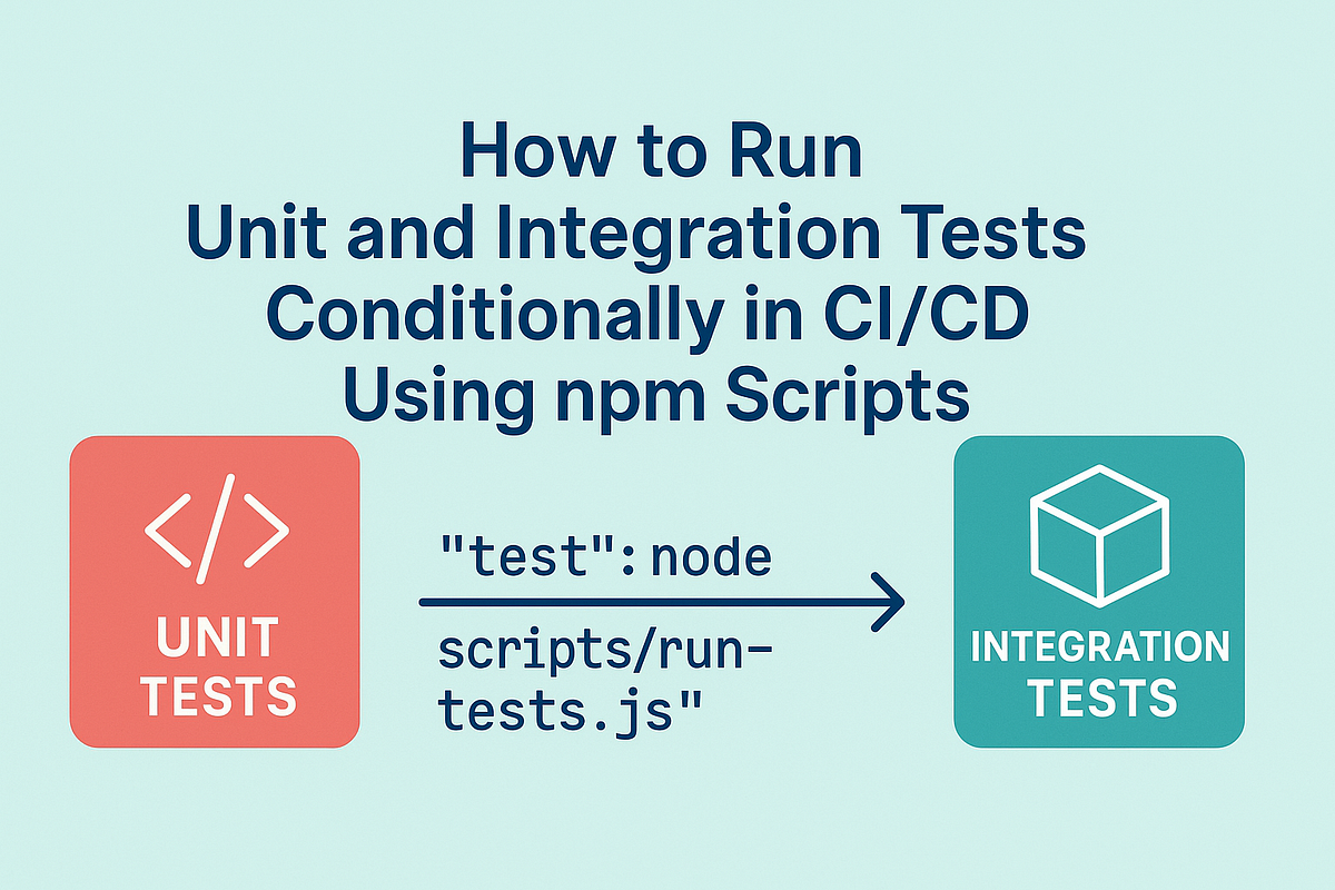 🧪 How to Run Unit and Integration Tests Selectively in CI/CD Using NPM ...