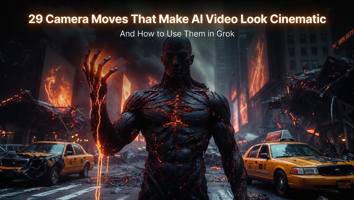 29 Camera Moves That Make AI Video Look Cinematic (And How to Use Them ...