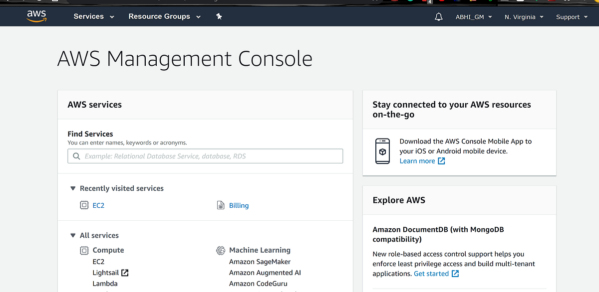 Getting started with EC2 instance | by Abhishek Maheshwarappa | Amazon ...