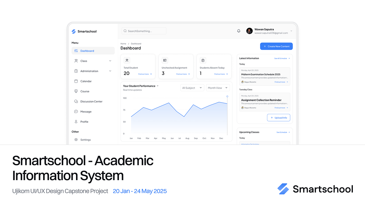 UI/UX Case Study: Creating a smart academic system to make schools more ...