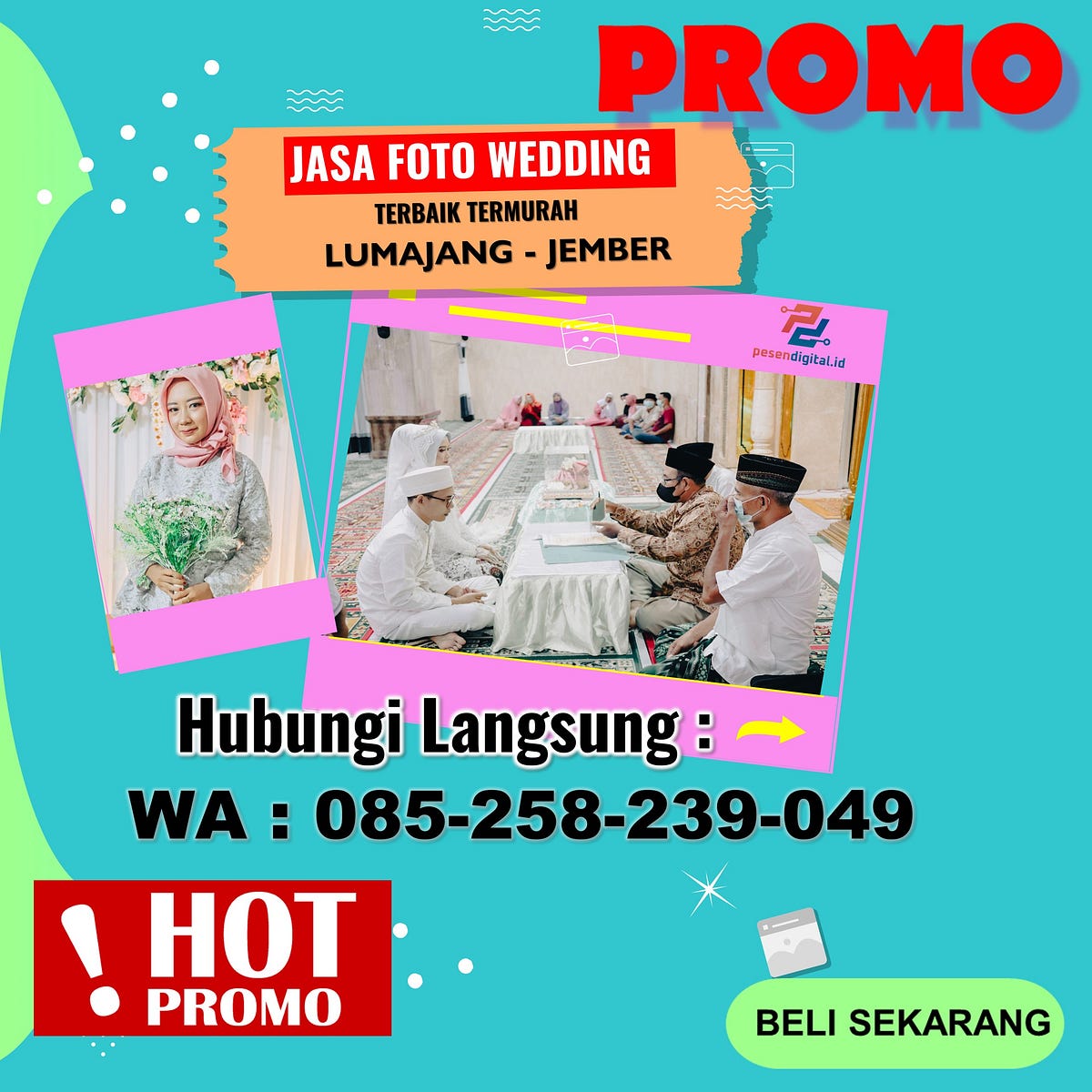 “0852–5823–9049 REKOMENDASI FOTOGRAFER TERBAIK, Photo Wedding Jember ...