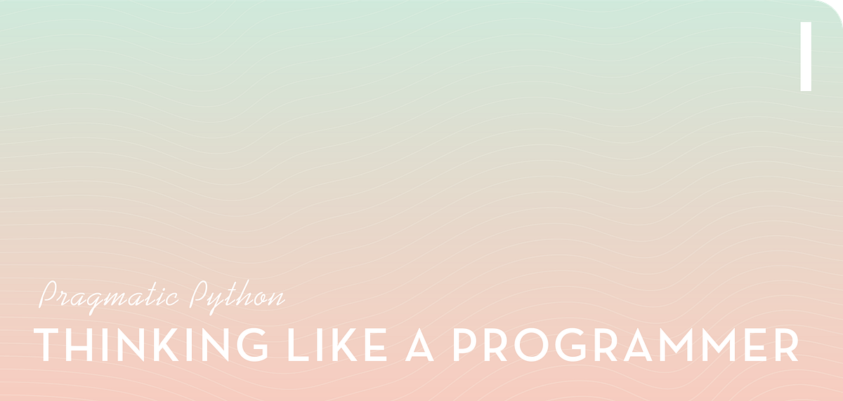 Pragmatic Python I. Thinking like a programmer | by Shuvo Saha ...