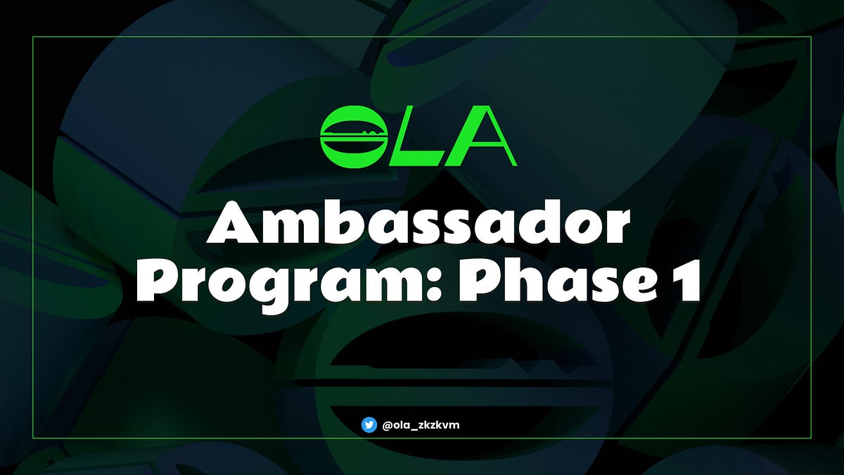 Introducing the Ola Ambassador Program: Phase 1 | by Ola | Medium