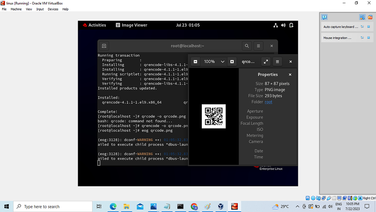Creation of qrcode in linux with qrencode | by Gauravkamble | Medium