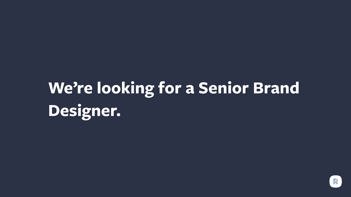 Senior Brand Designer. Renga is looking to hire a Senior Brand… | by ...