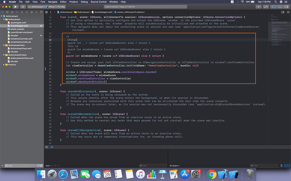 How to remove storyboard in Xcode 11 | by Bhupendra Sharma | Medium