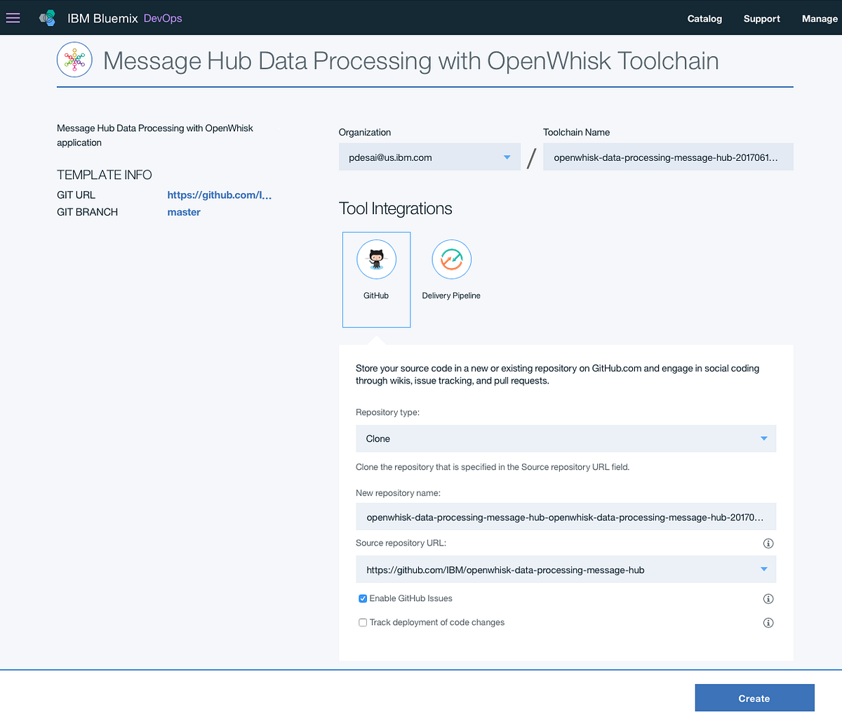 One Click Deploy to Bluemix is Here | by Priti Desai | Apache OpenWhisk | Medium