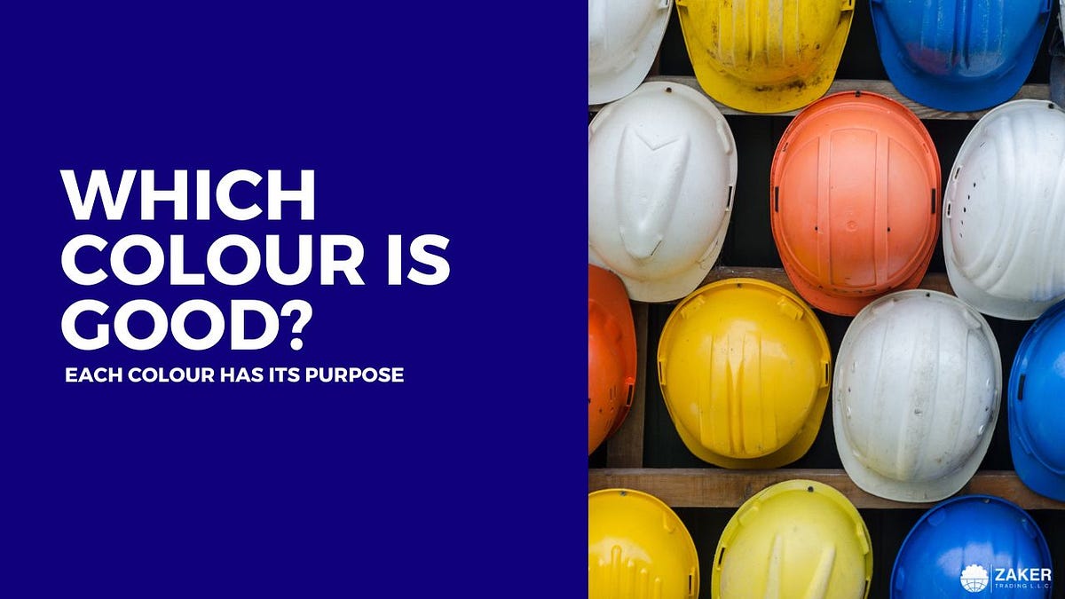 Which colour helmet is good for you? | by Zaker Trading LLC | Medium
