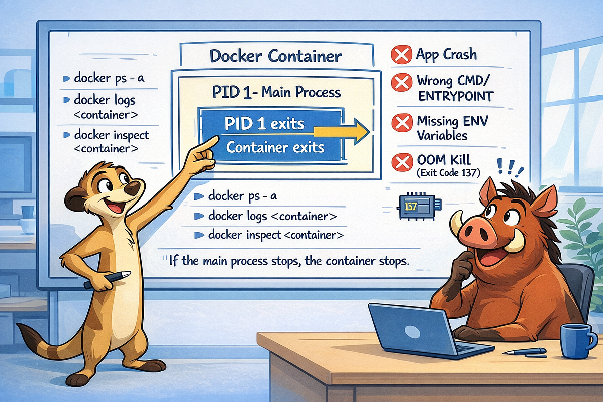 Day 1: 🚨Why Docker Containers Crash & Exit (Real-World Explanation ...