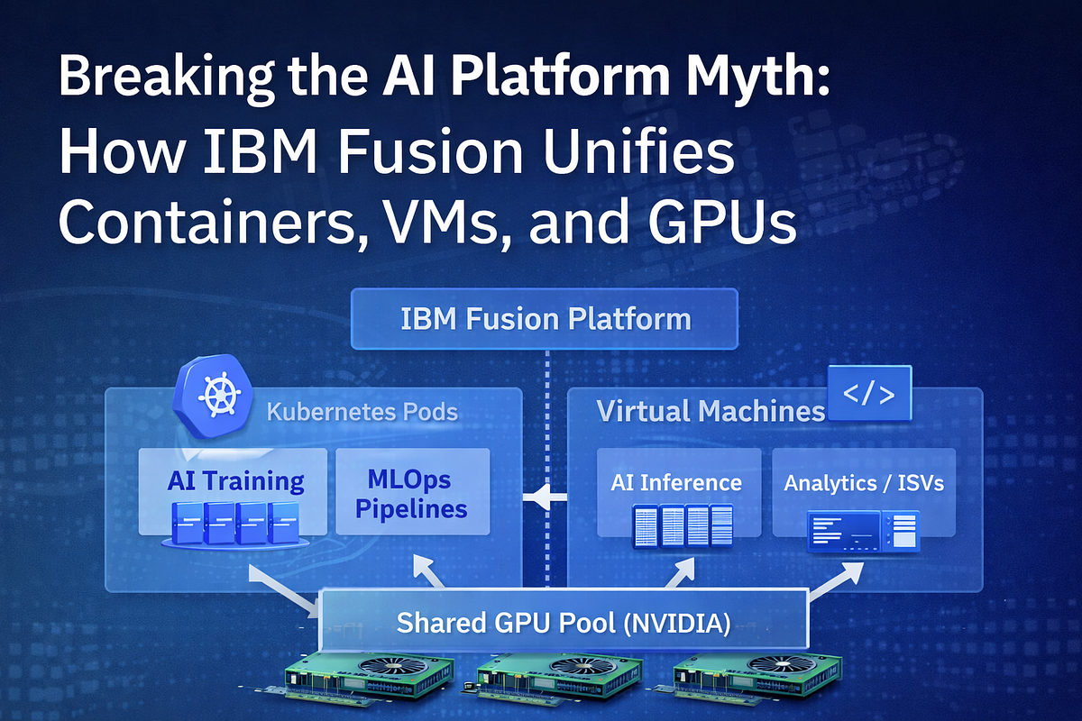 Breaking the AI Platform Myth: How IBM Fusion Unifies Containers, VMs ...