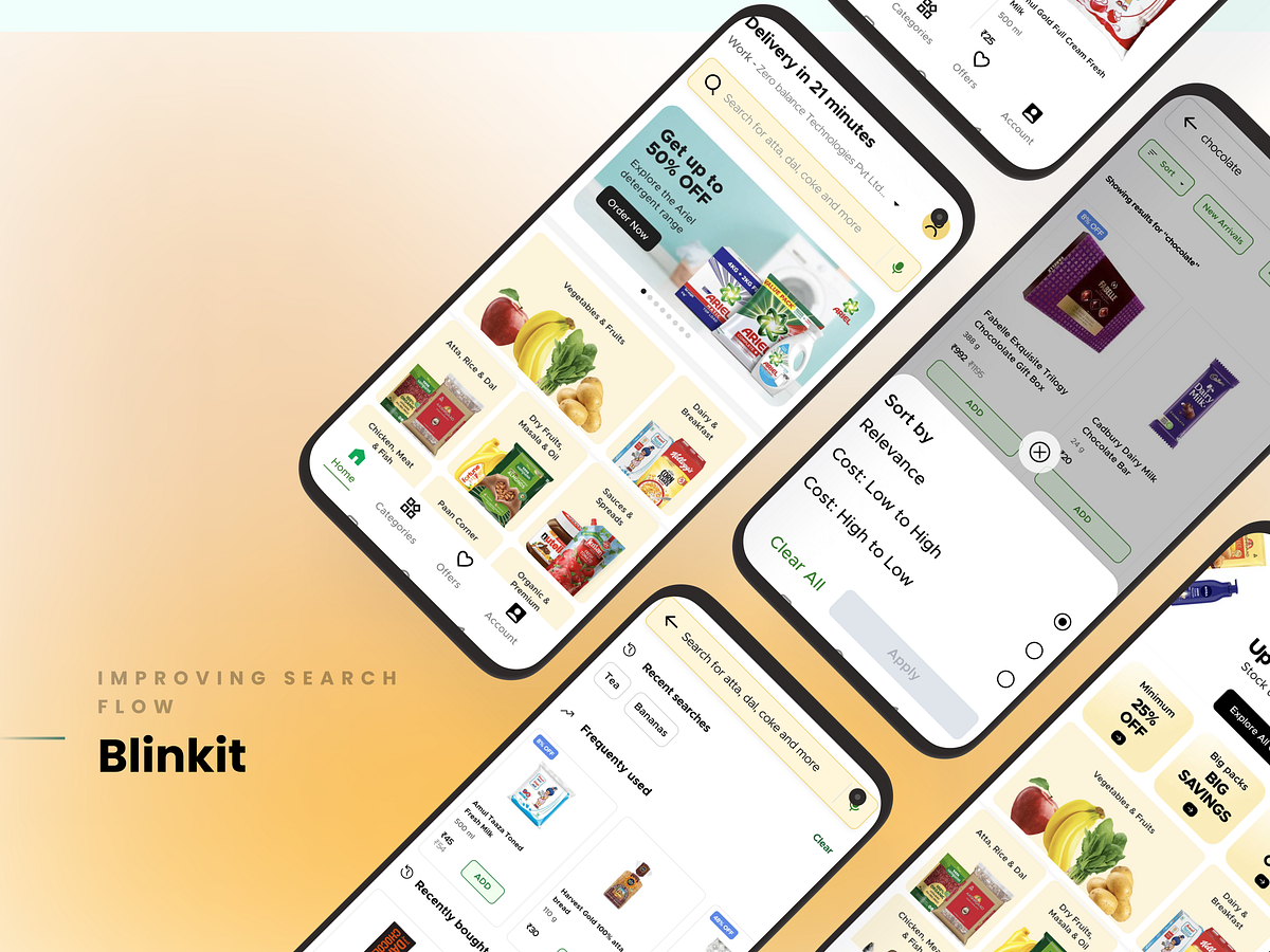 Enhancing Blinkit’s search flow experience with an aim to increase AOV, Conversion Rate and User ...