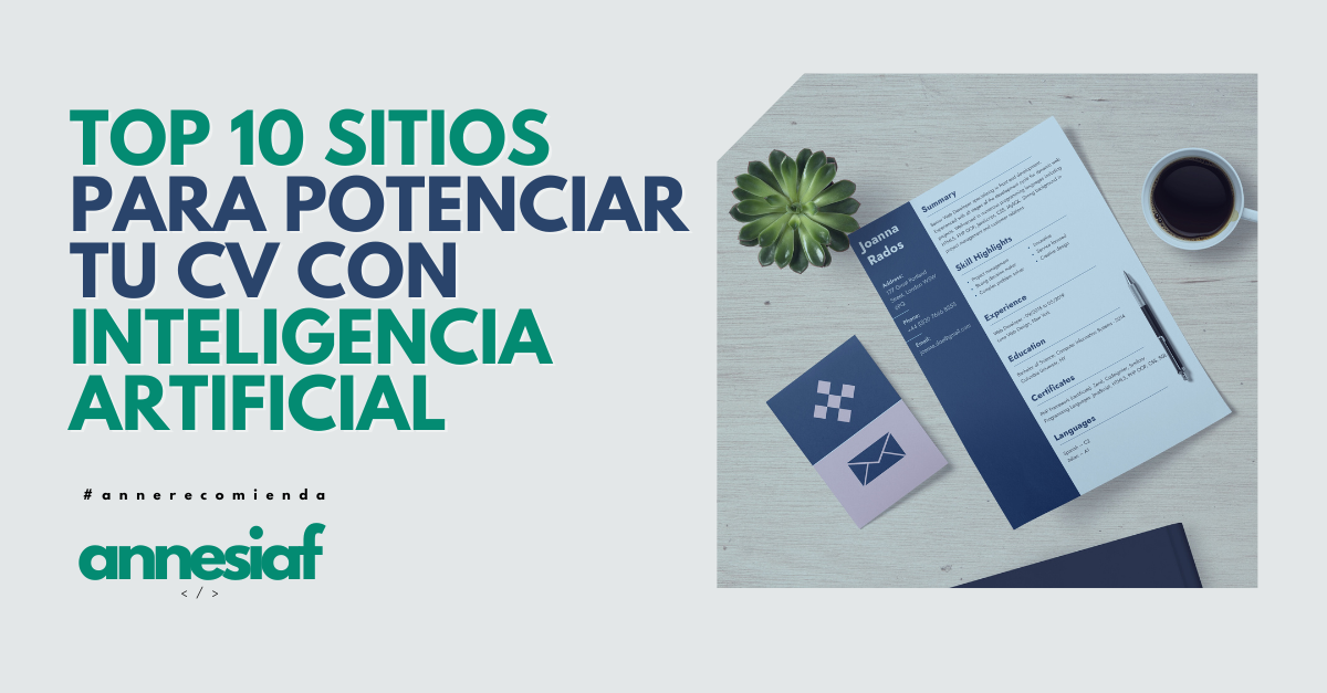 Top 10 sitios para crear, editar y potenciar tu CV con IA 📝 | by Anne ...