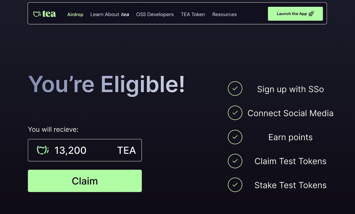 $TEA Airdrop Comfirmed in Q2 2024! | by Dark___Alpha12 | Feb, 2024 | Medium