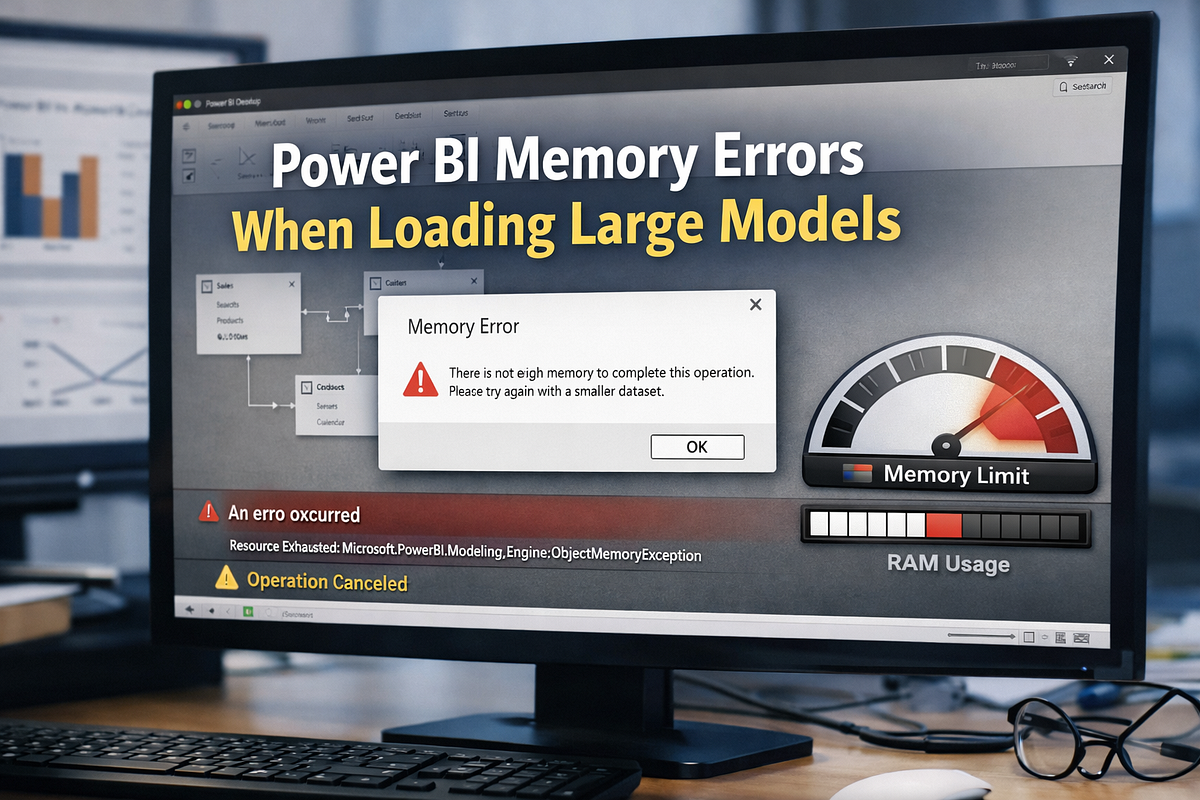 Power BI Memory Errors When Loading Large Models: Practical Fixes, Root ...