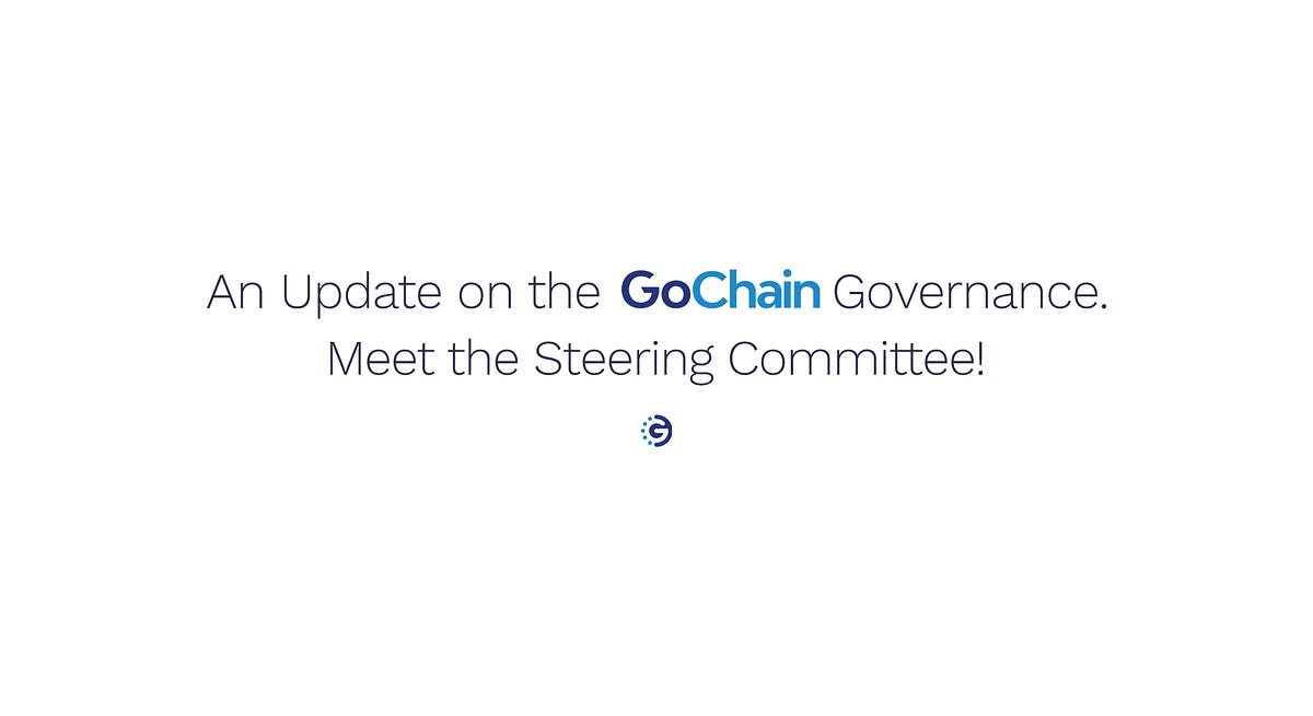 Introducing the GoChain Steering Committee | by GoChainGo | GoChain ...