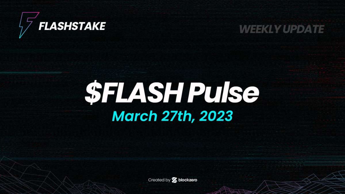 Flash Pulse — March 27th, 2023. This last week was the calm before the ...