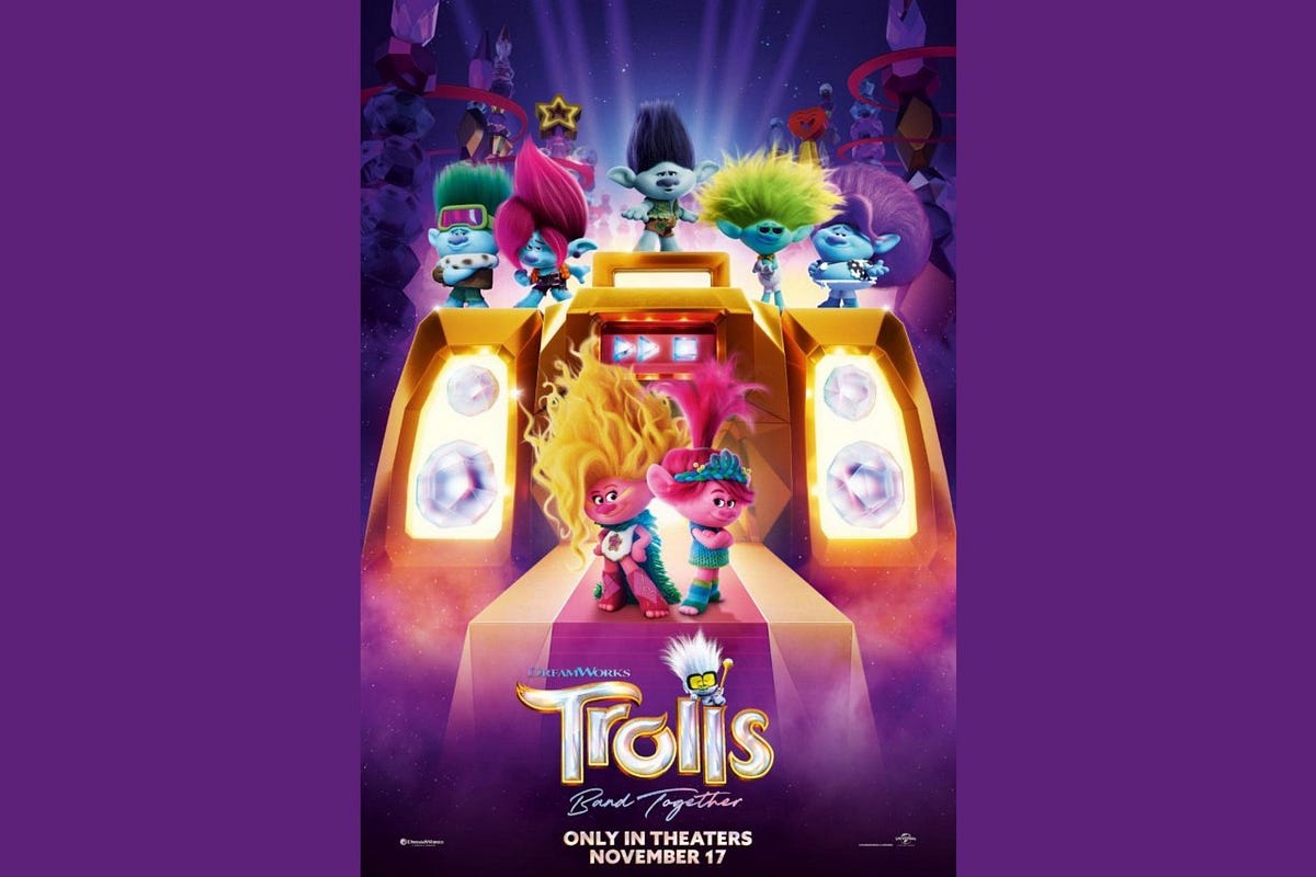 Trolls Band Together 2023 Movie - Davina - Medium