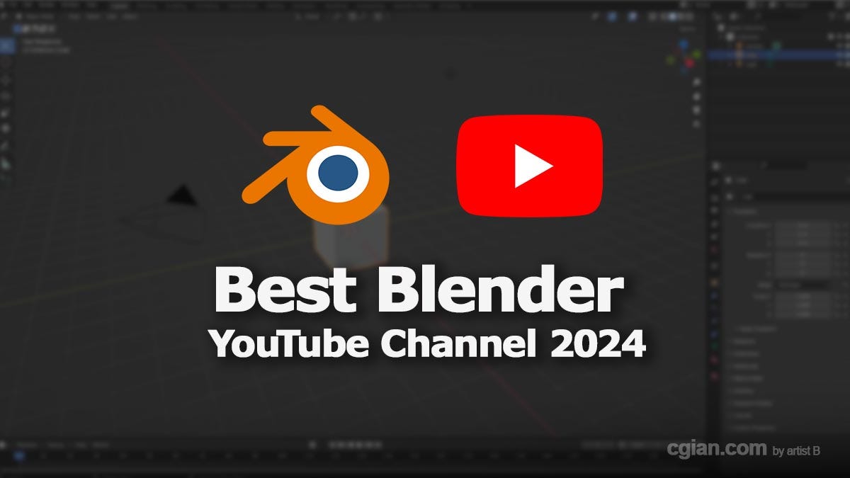 ベスト Blender YouTube チャンネル 2024 - blenderian @ cgian - Medium