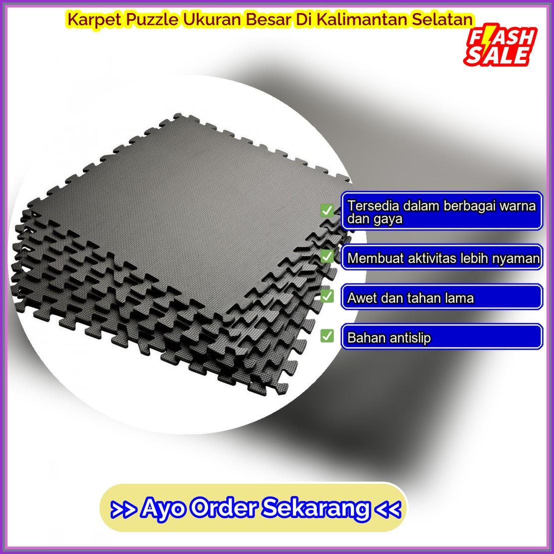 Karpet Puzzle Ukuran Besar Di Kalimantan Selatan - Matras Judo - Medium