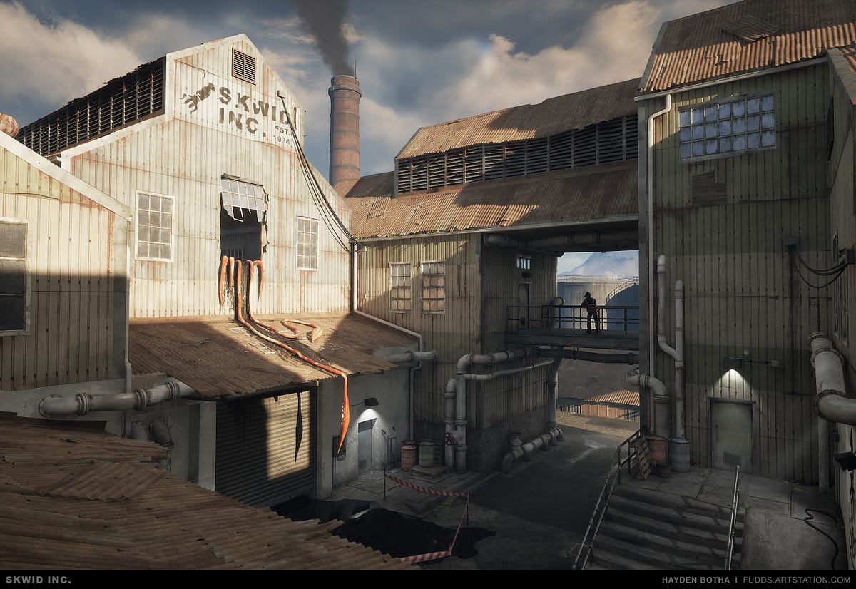 Skwid Inc. Environment Breakdown. Check out the full scene on ...