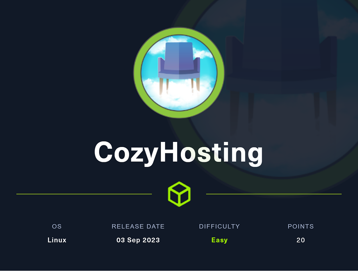 Hack The Box | Cozy Hosting. Cozy Hosting is a Linux Based machine ...