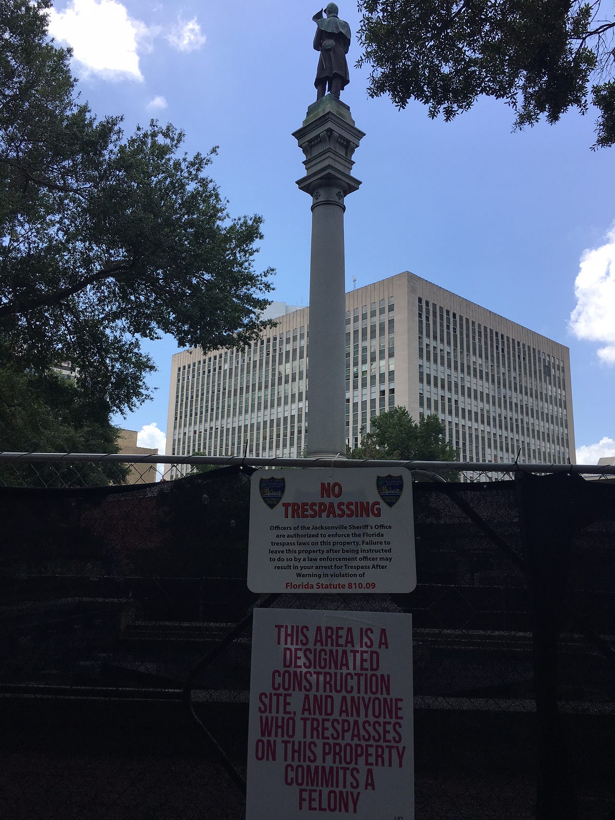 The Jacksonville Confederate Monuments Must Come Down | by Emily Timbol ...