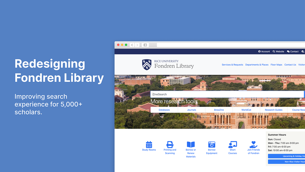 Rice University Website Redesign. Improving search experience for 5,000 ...