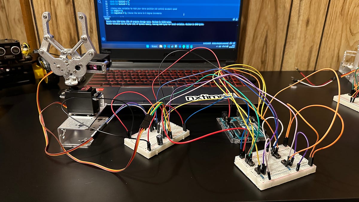 Moving Robotic Joints With Push Buttons | by Travis Hughes | Medium