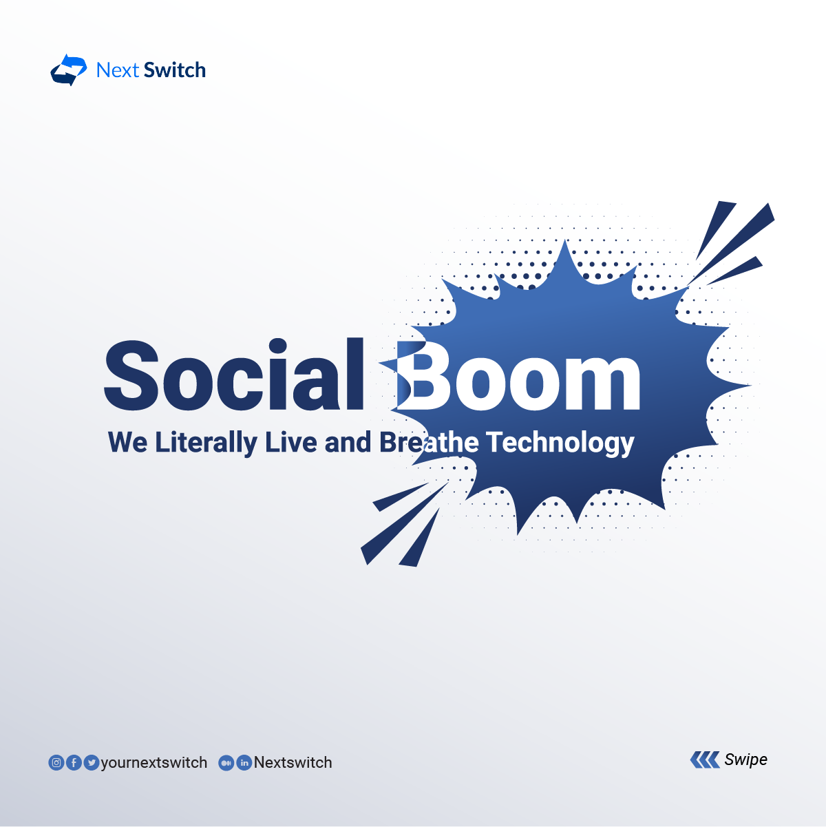 Social Boom!. Rising to the demands of the media age… | by Next Switch ...
