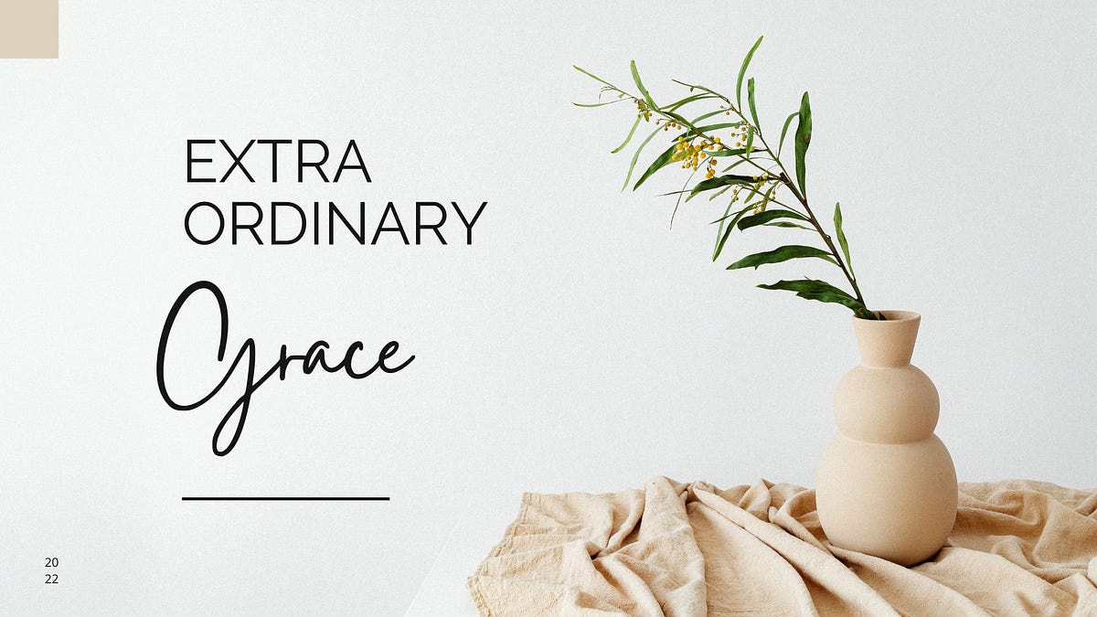 Extraordinary Grace. A creative adaptation of John 1:29–34 | by Gary L ...