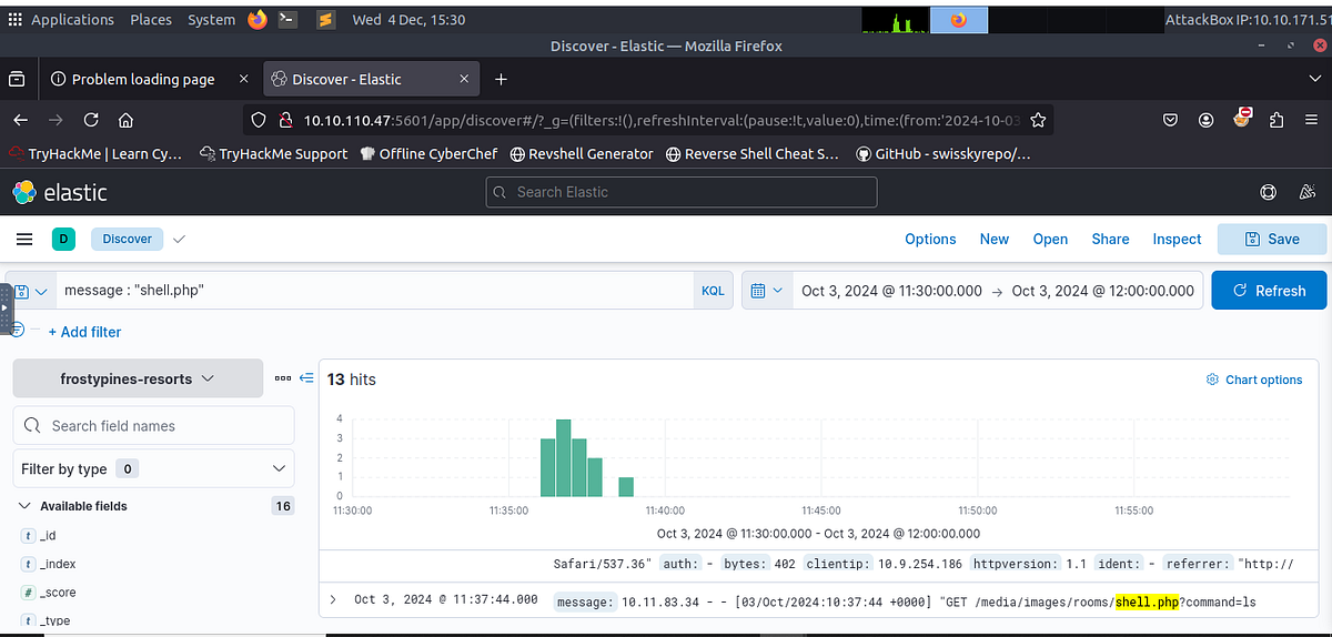 Day 3: Log Analysis: Web App Logs and Attacks (Advent of Cyber 2024 ...