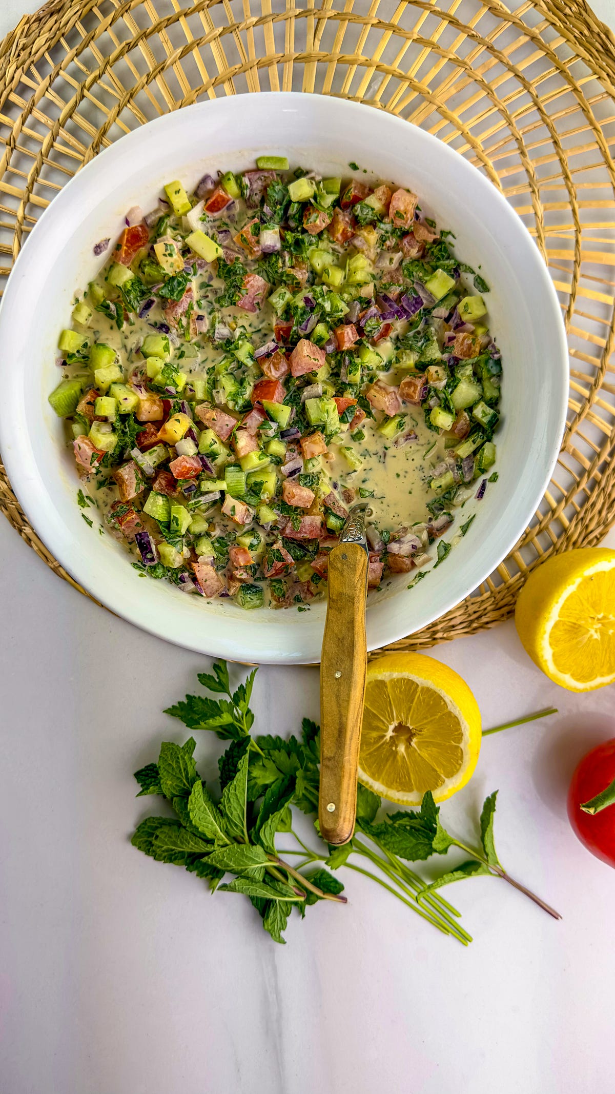 Tahini Salad: The Perfect Side Dish for Your Next Middle Eastern Feast ...