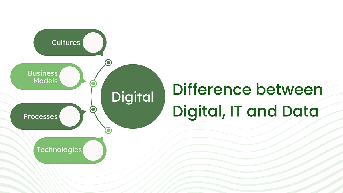 The Difference between Digital, IT and Data | by Edo Digital and Data ...