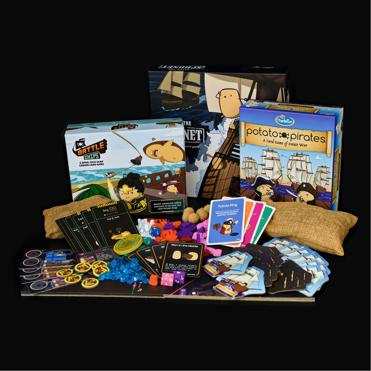 What inspired the creation of the Potato Pirates game? | by What Does a ...