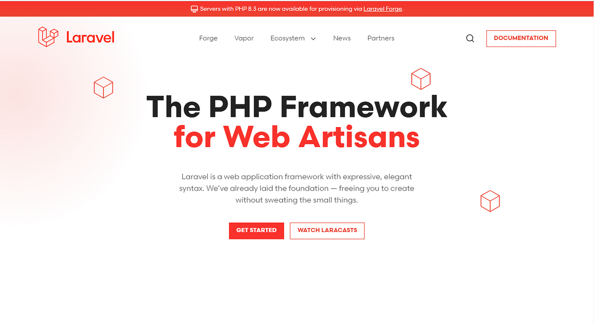 Top 5 PHP Framework. 1. Laravel | by Peerawat ketkhan | Feb, 2024 | Medium