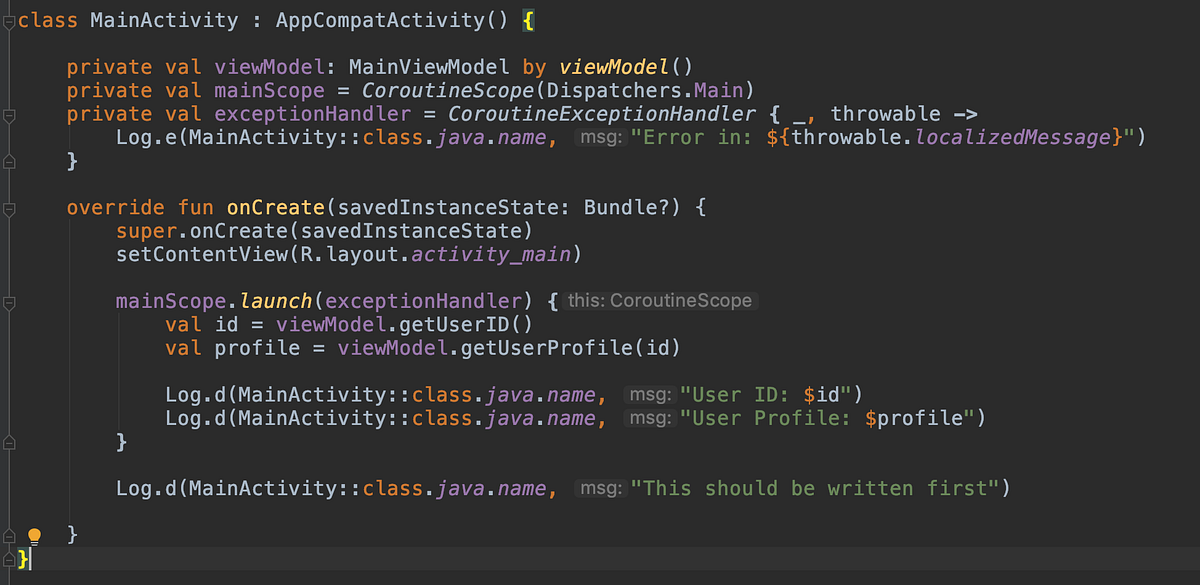 Synchronous and Asynchronous code in Kotlin using Coroutines. | by Yosi Mizrachi | Medium