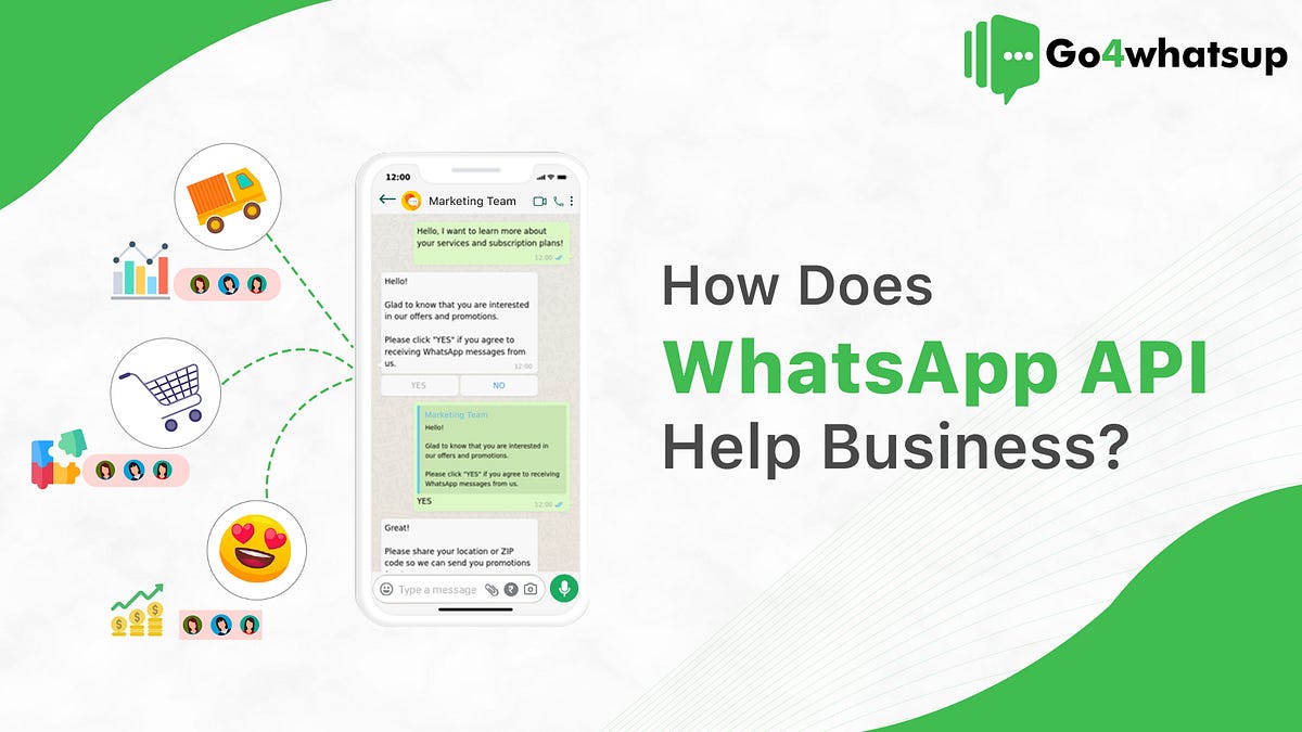 How Does WhatsApp API Help Business? | by Go4Whatsup | Jul, 2024 | Medium