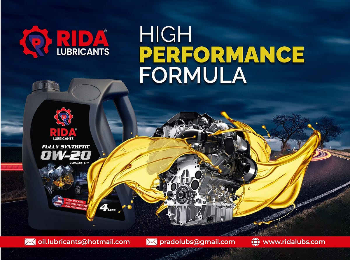 The Ultimate Guide to Fully Synthetic 0W20 Engine Oil by Rida Lubricants: Unveiling Peak ...