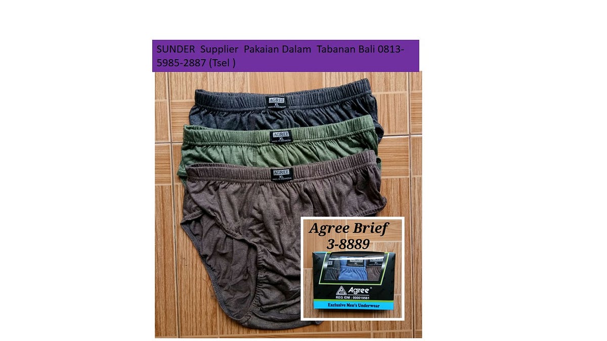 SUNDER Supplier Pakaian Dalam Tabanan Bali 0813- 5985–2887 (Tsel ) | by Imammaruf | Medium