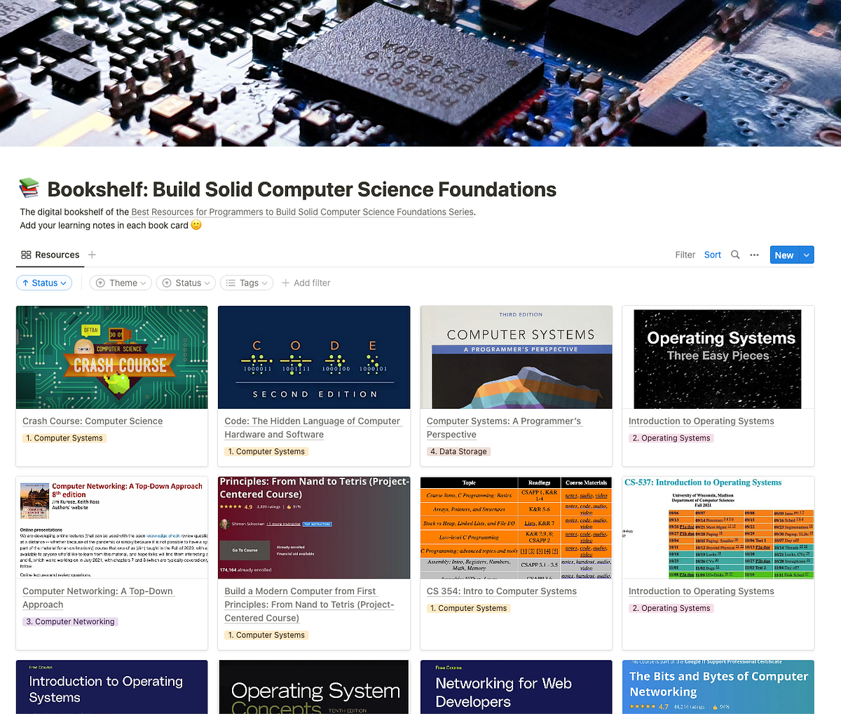 🧑‍💻Notion Bookshelf: Best Resources for Programmers to Build Solid Computer Science Foundations ...