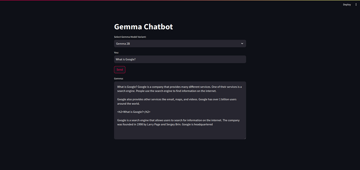 Building Q-A Chat Bot: Gemma(LLM) with Hugging Face | by Prashant Malge ...
