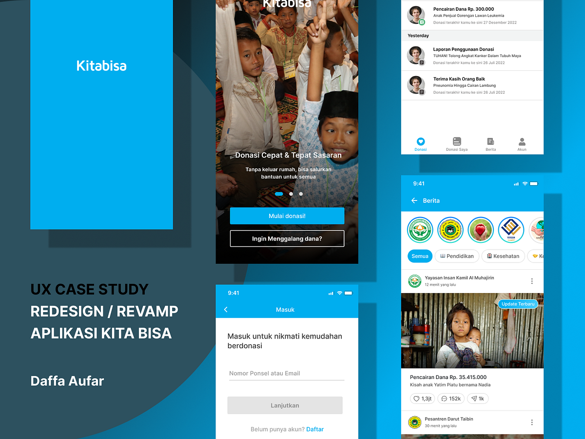 Studi Kasus UX : Redesign / Revamp Fitur “Portal Berita” di aplikasi Kitabisa.com | by Daffa ...