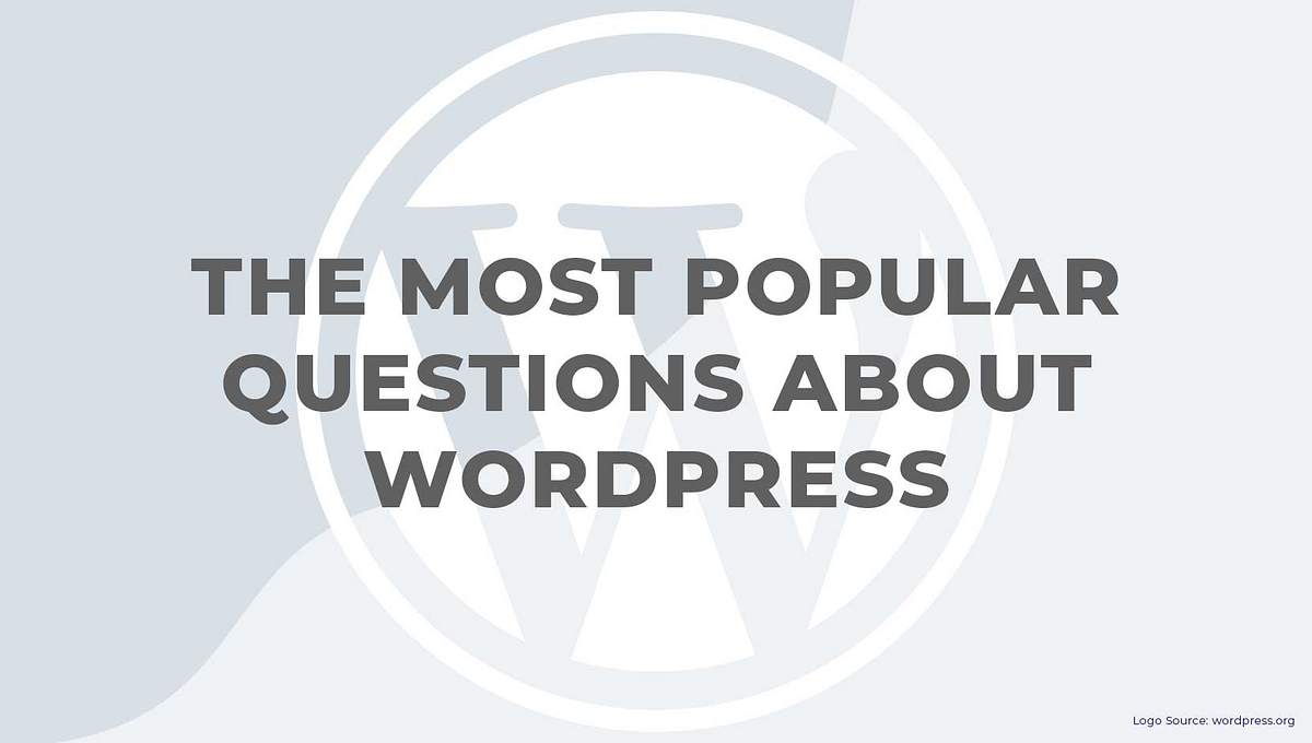 Top Common WordPress Questions Answered | by Ron | Medium