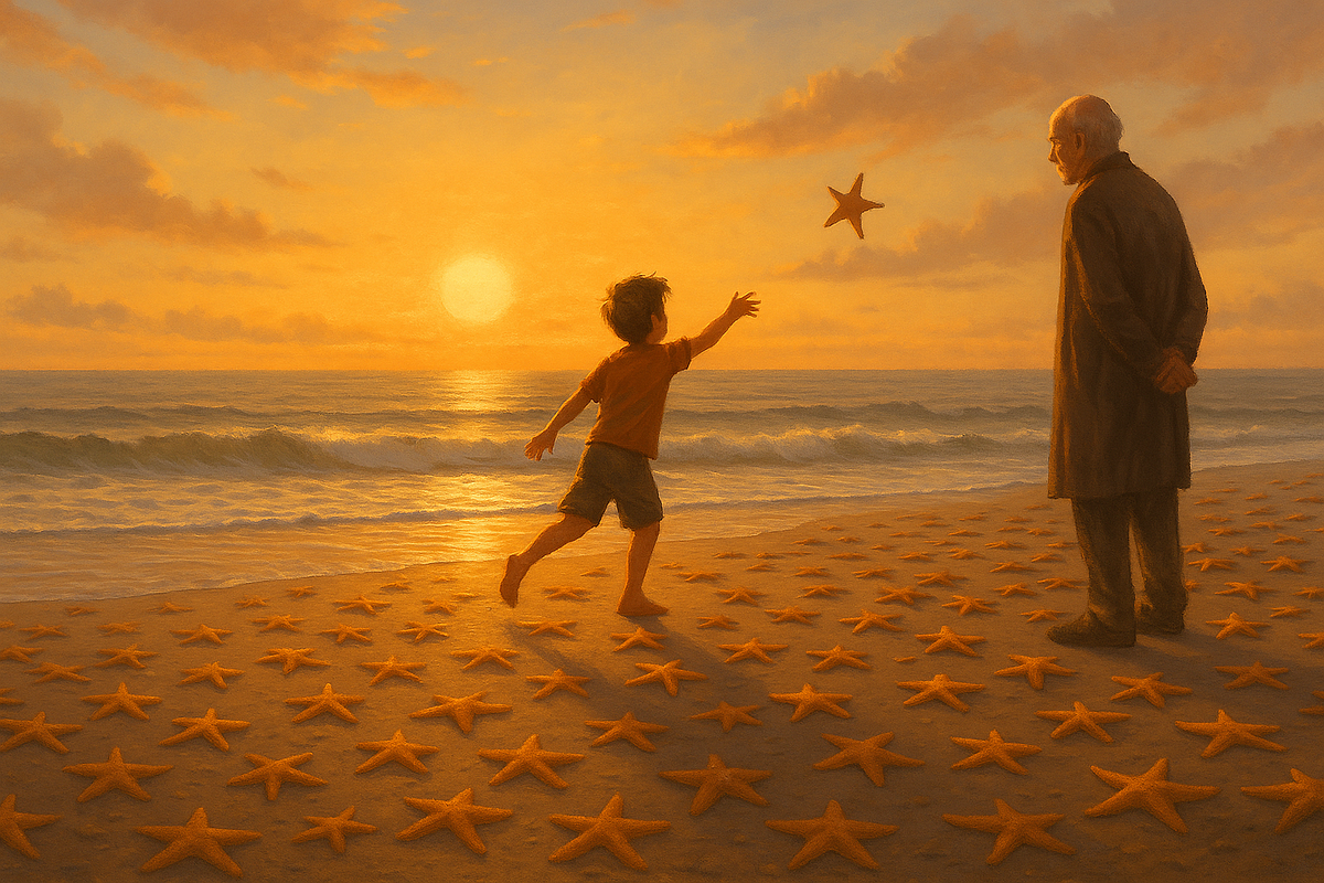 A starfish a day. I remember the story of a little boy on… | by ...