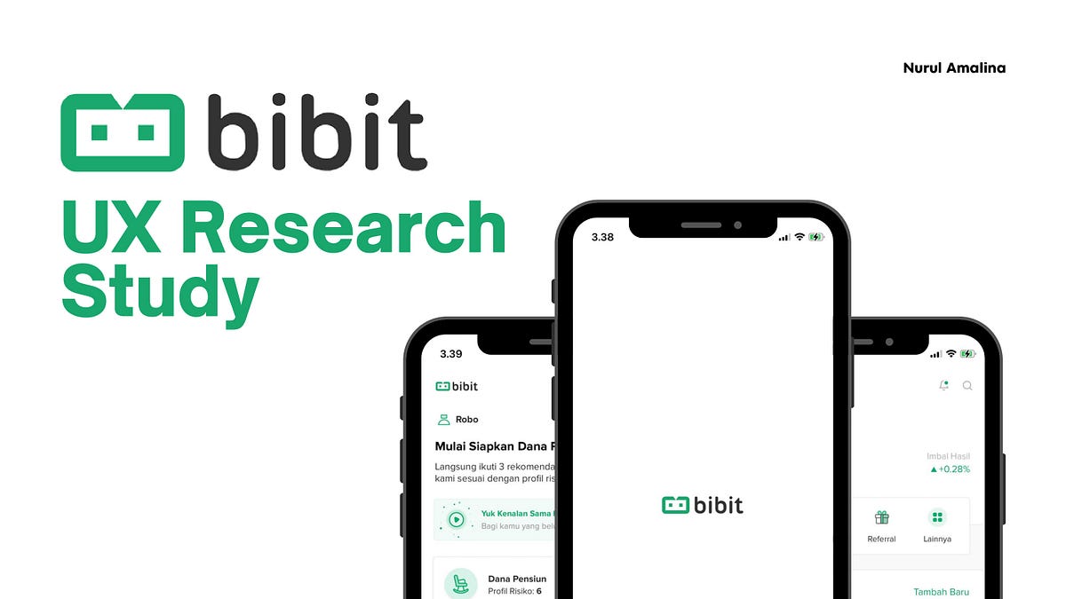 Bibit: UX Research Study. UX Research Portfolio Assignment… | by Lina ...