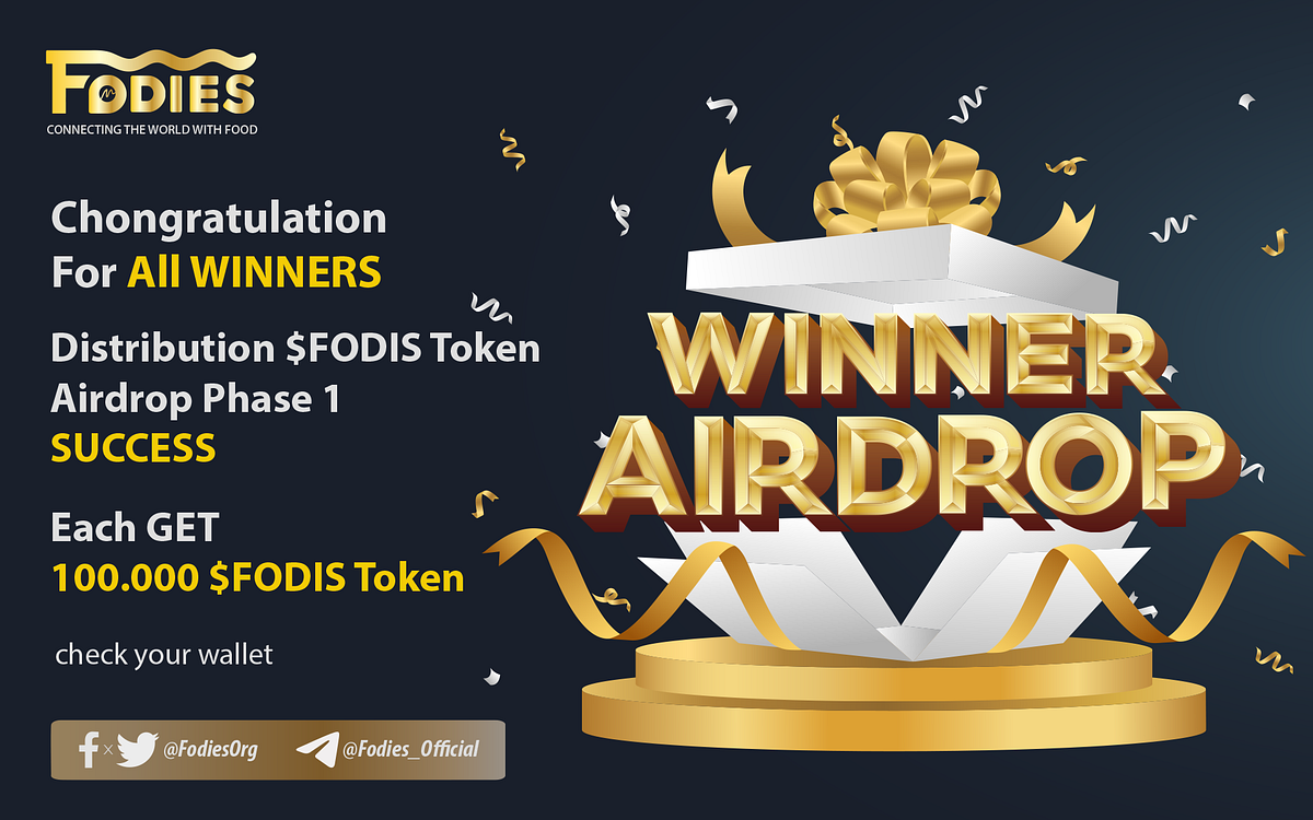 Airdrop Winner - FODIES - Medium